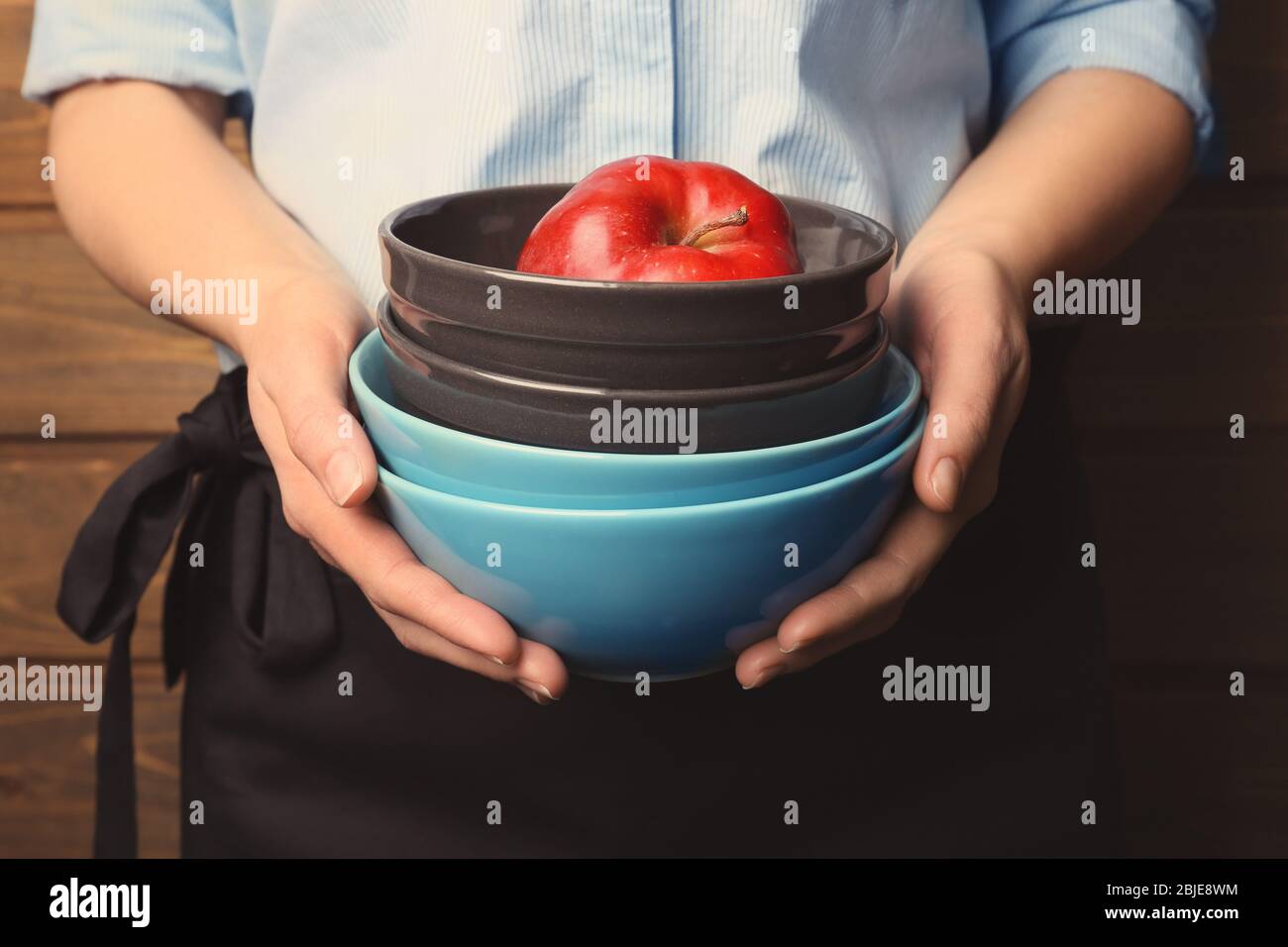 Beautiful empty clay bowls hi-res stock photography and images - Alamy