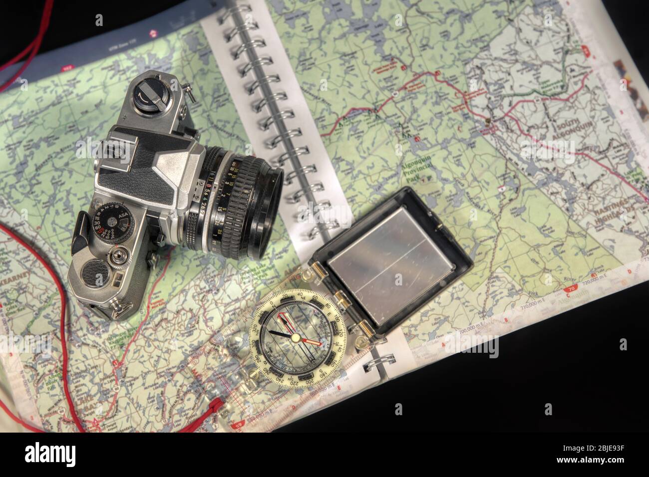 Map compass image hi-res stock photography and images - Alamy