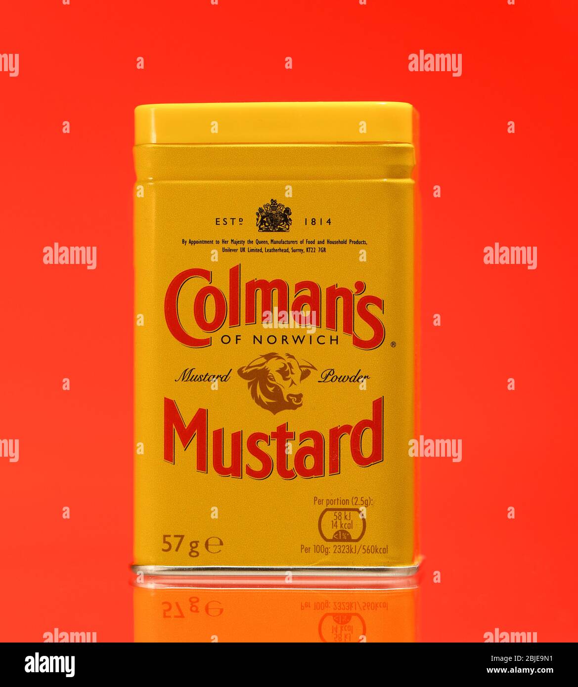 Mustard powder tin hi-res stock photography and images - Alamy