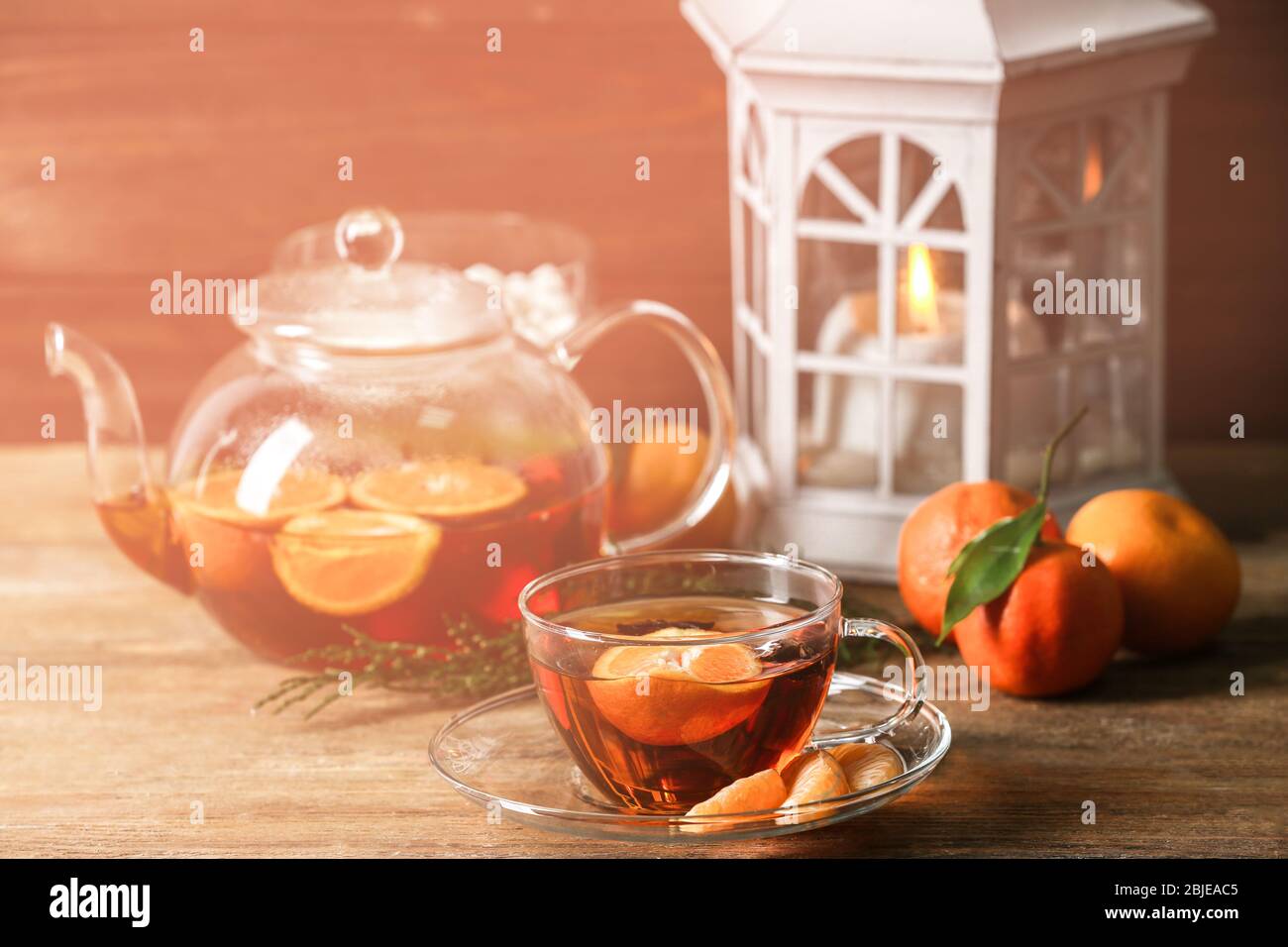 Tangerine tea hi-res stock photography and images - Alamy