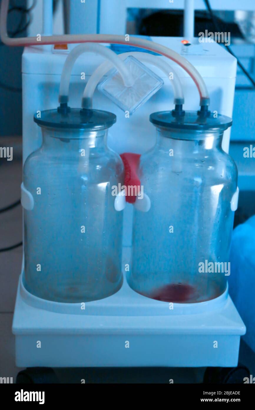 Electric suction apparatus in modern hospital Stock Photo - Alamy