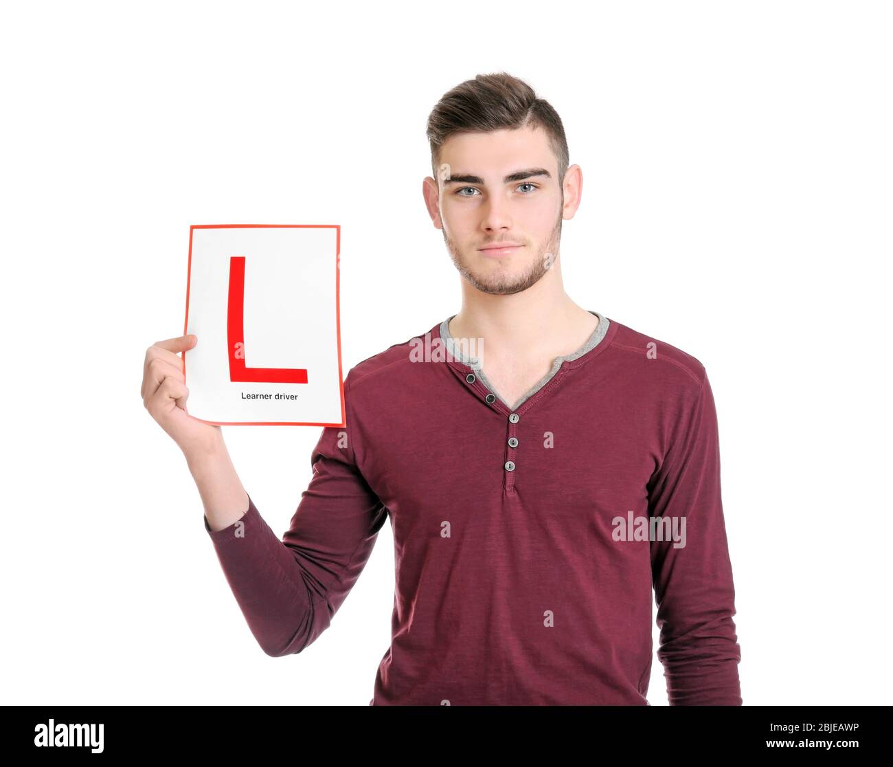 Learner driver on test hi-res stock photography and images - Alamy