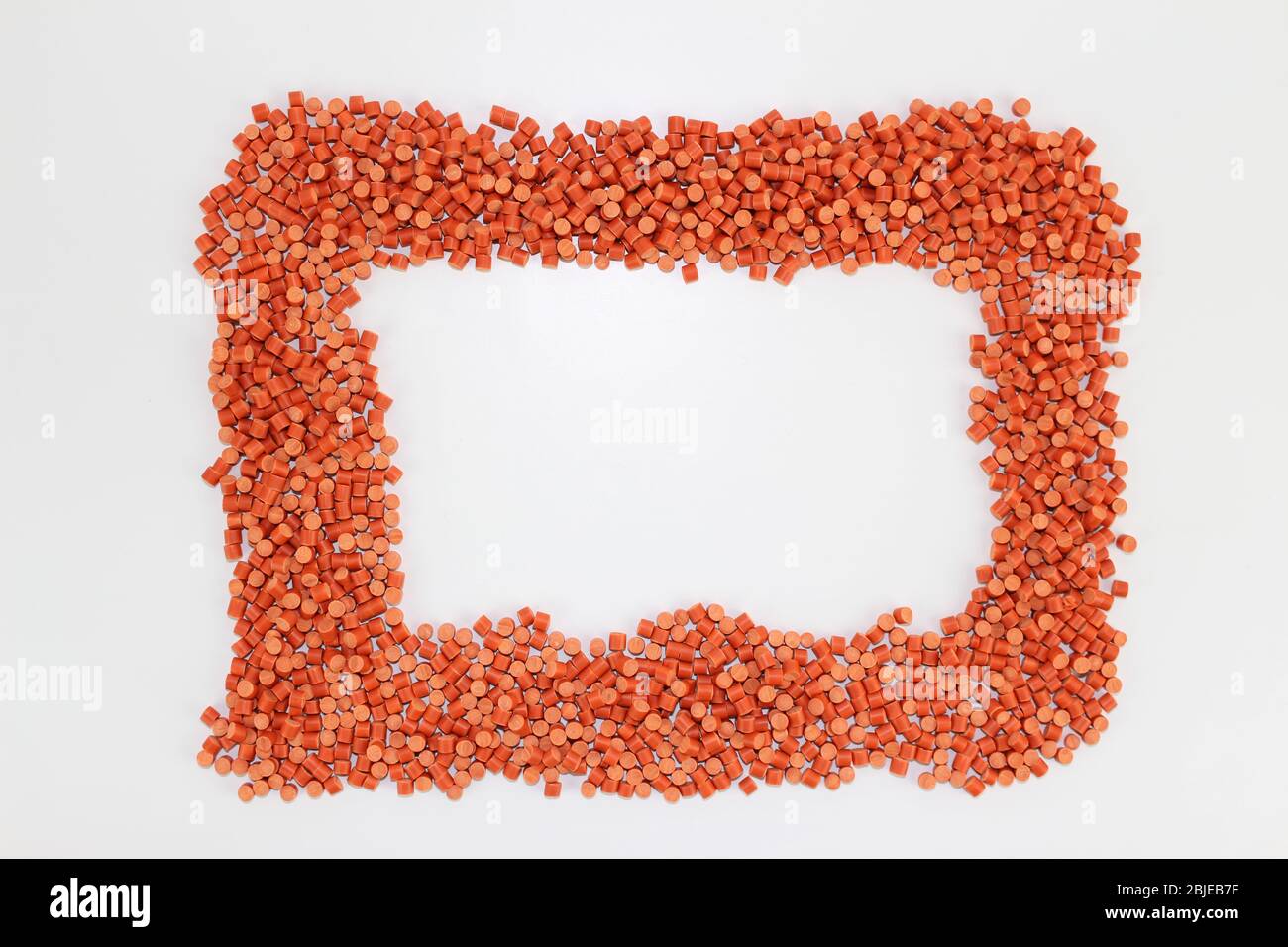 The geometric figure formed by polymers, plastic, which represents a ...