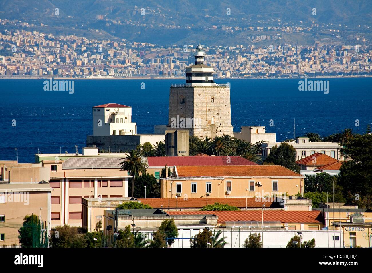 Coastguard & Naval Station, Port of Messina, Island of Sicily, Italy Stock Photo - Alamy