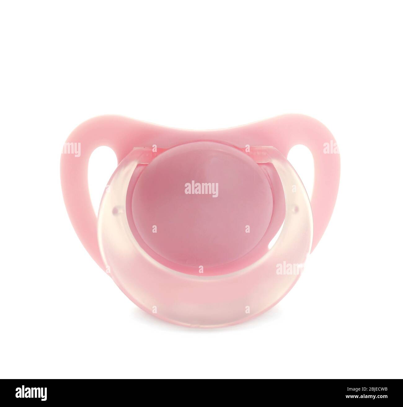 Baby pacifier on white background Stock Photo - Alamy
