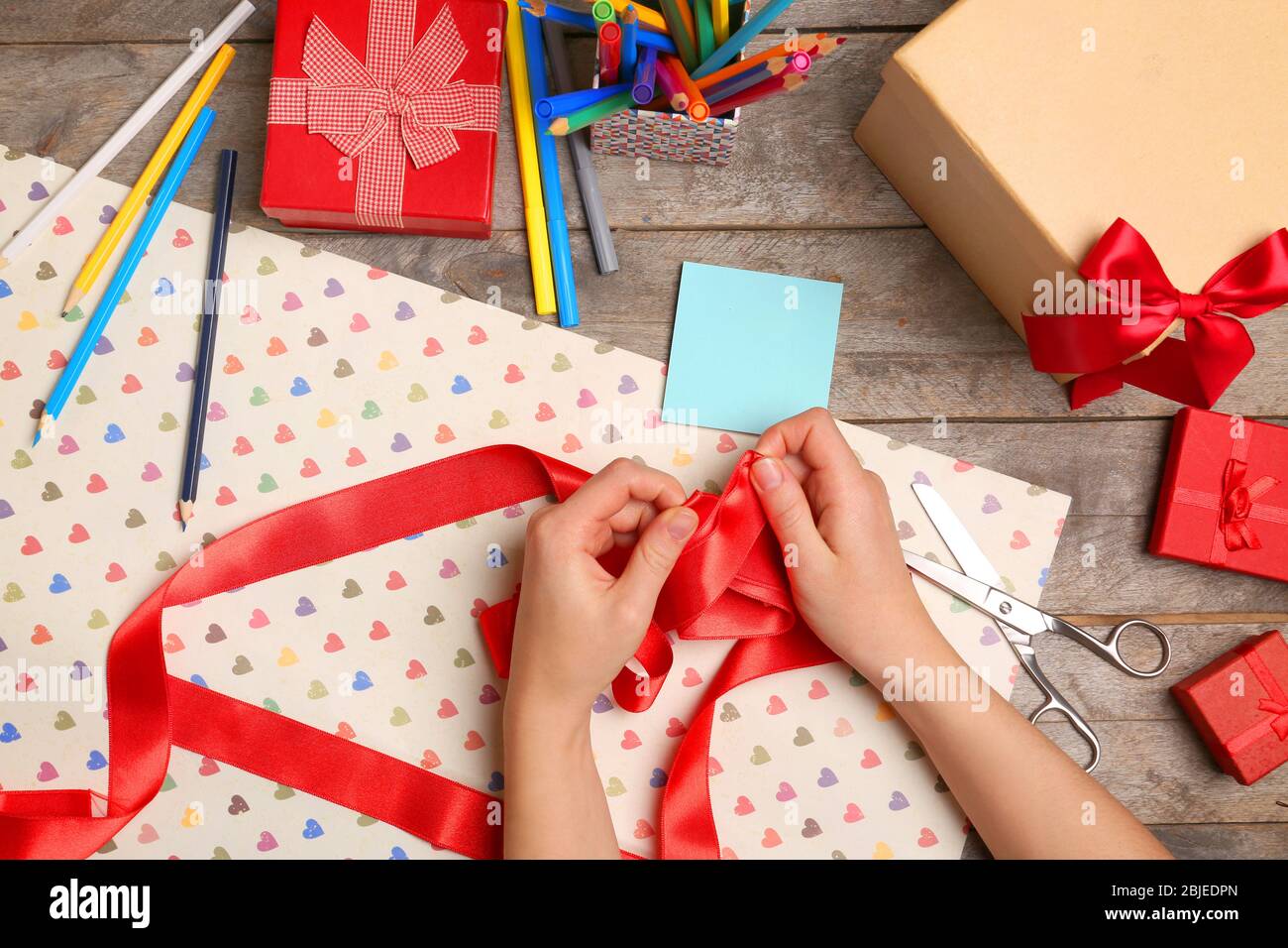 Presents christmas sticker hi-res stock photography and images - Alamy