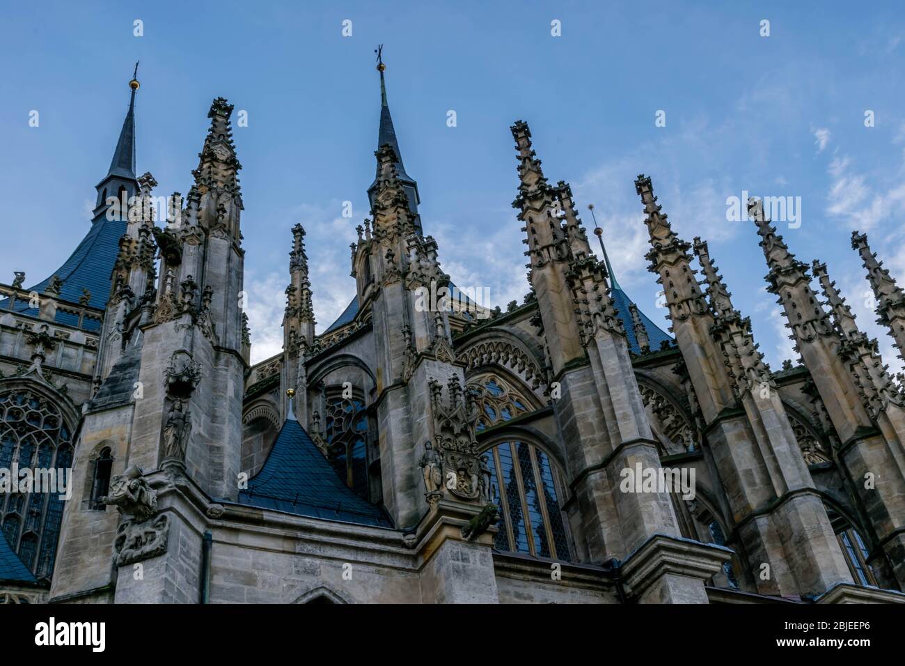 Rooftop of St Barbara Cathedral Stock Photo - Alamy