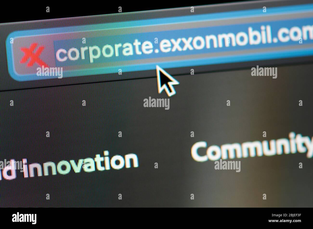 Exxon logo hi-res stock photography and images - Alamy