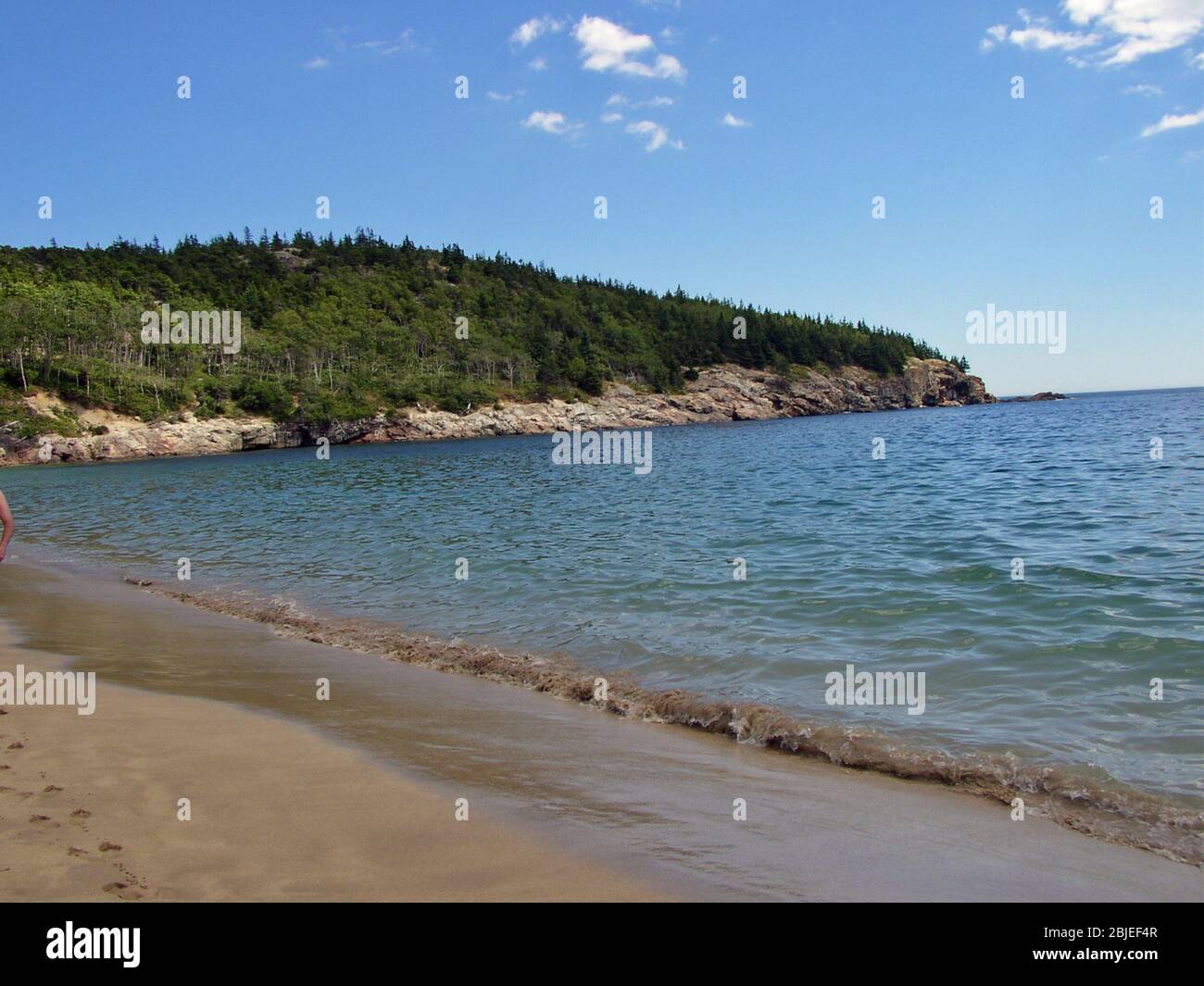 Sand Beach, Acadia National Park, Maine Stock Photo - Alamy
