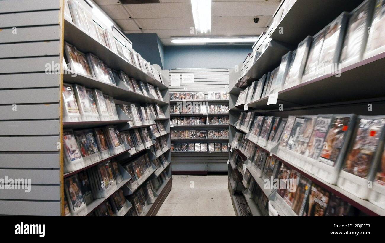 CIRCUS OF BOOKS, DVDs in the back room of Circus of Books, 2019 ...