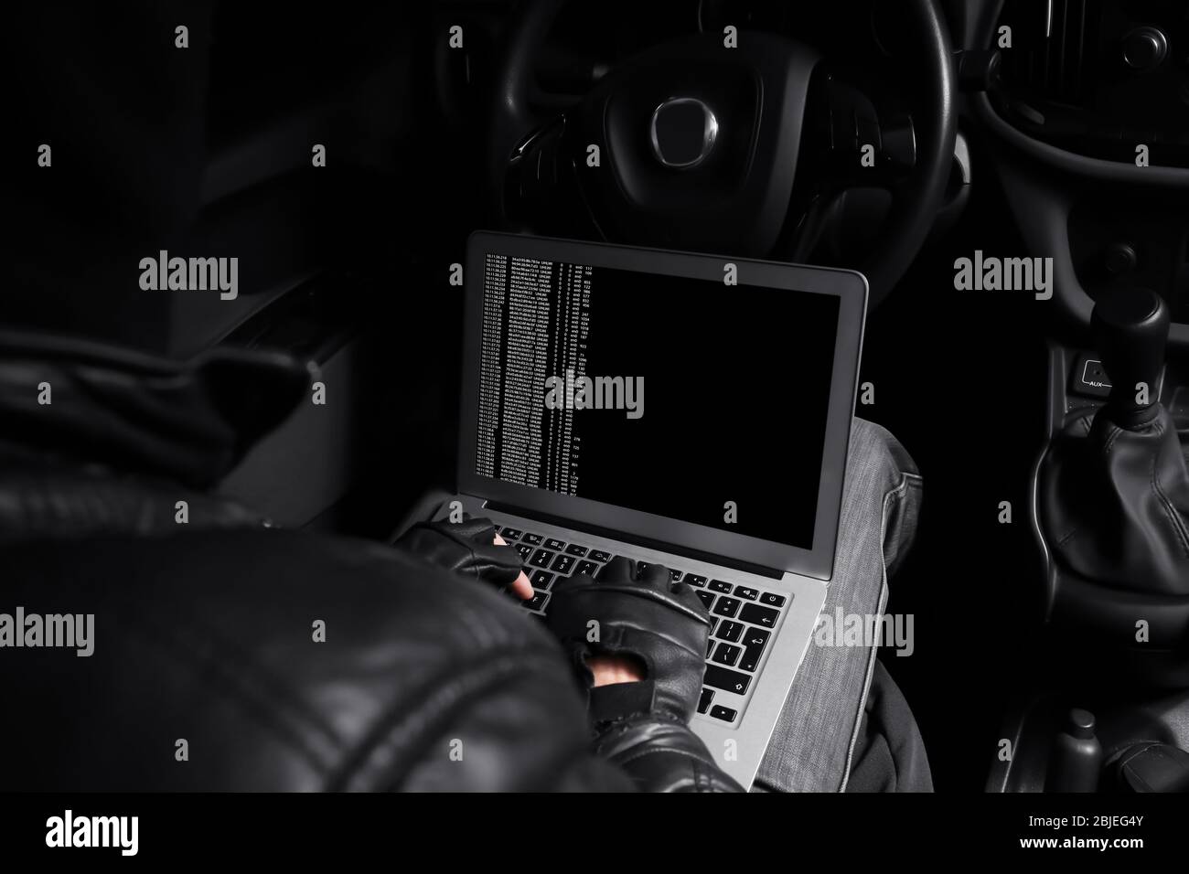 Car theft by computer hi-res stock photography and images - Alamy