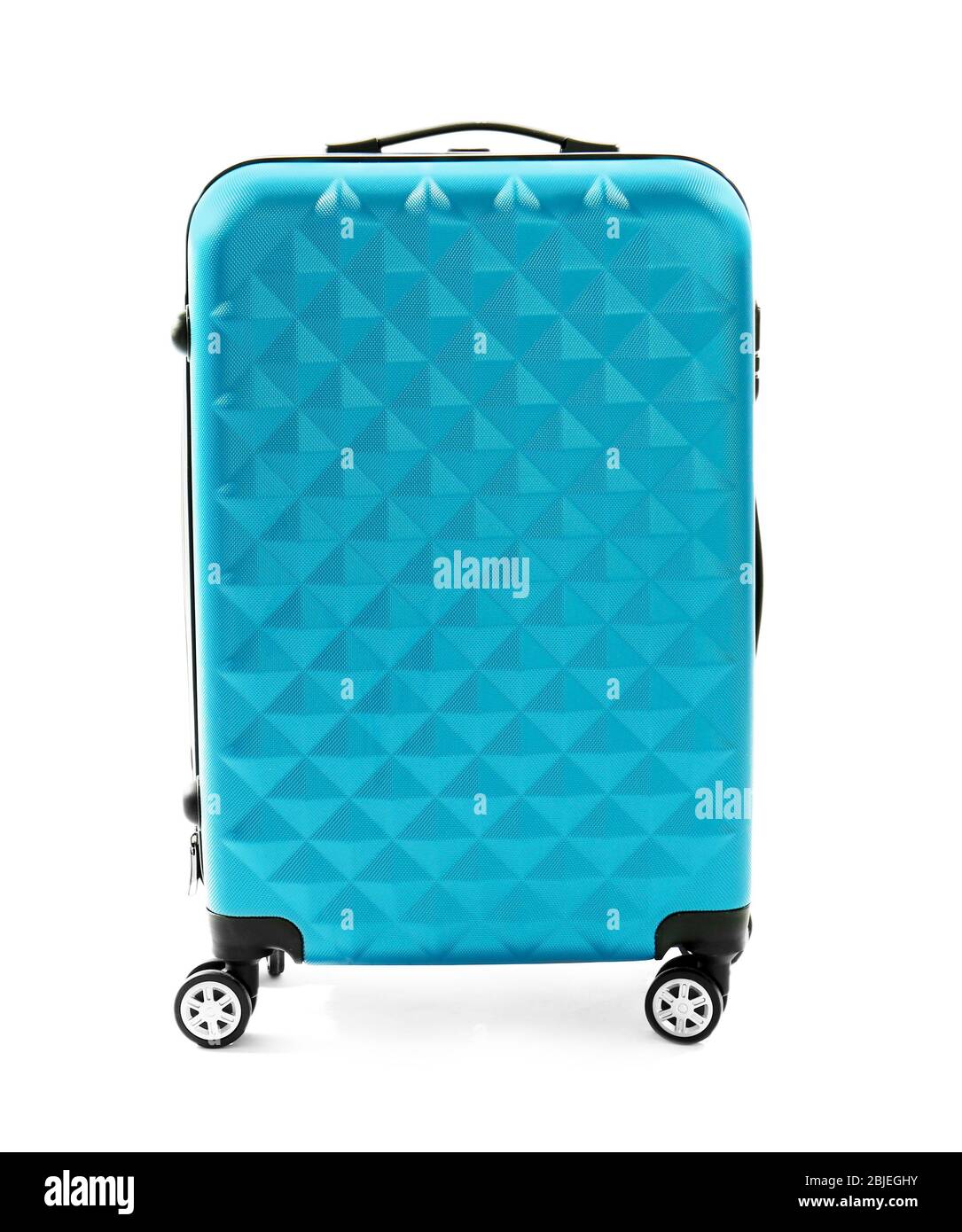 Suitcase isolated on white Stock Photo - Alamy