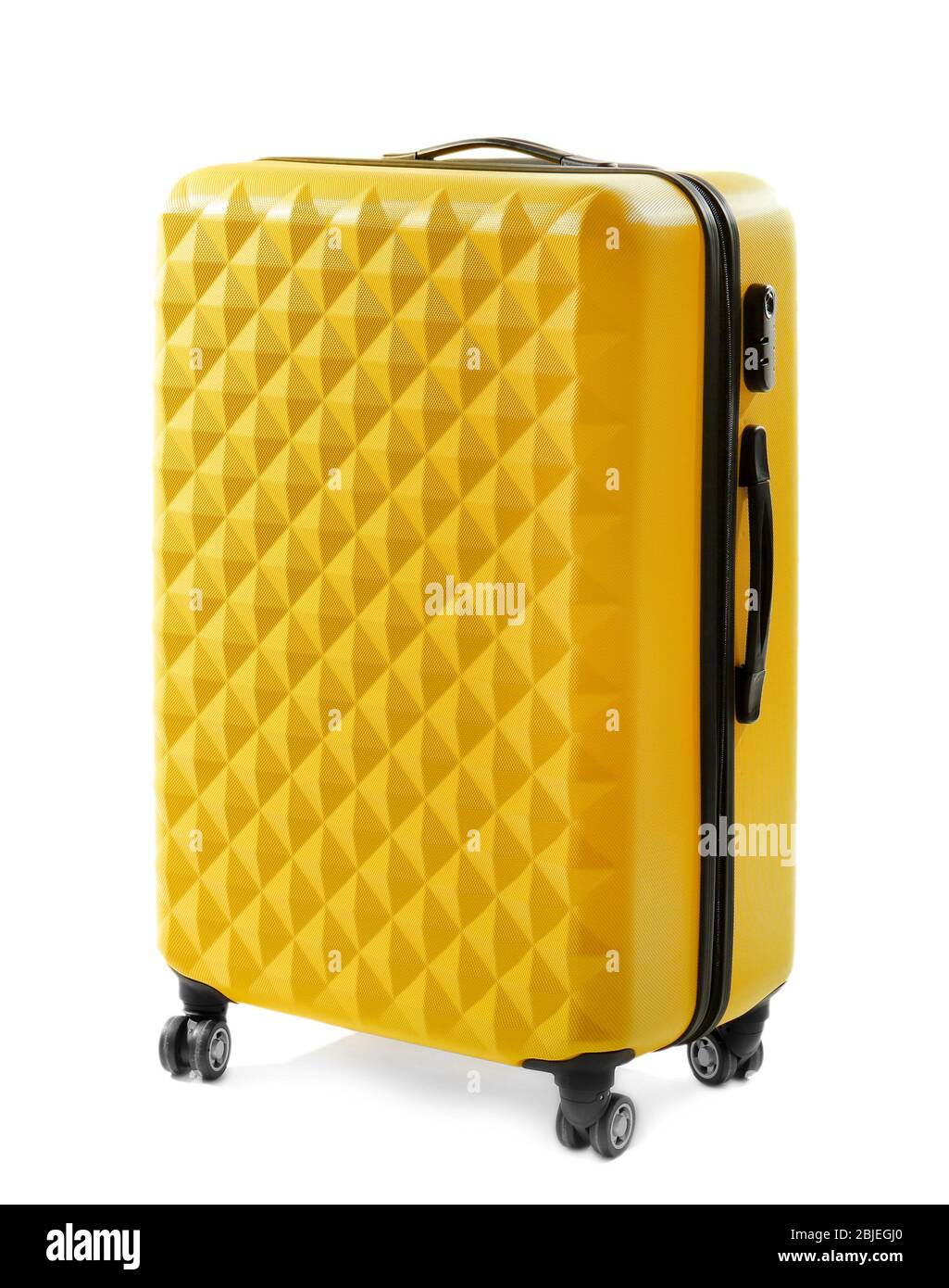 Suitcase isolated on white Stock Photo - Alamy