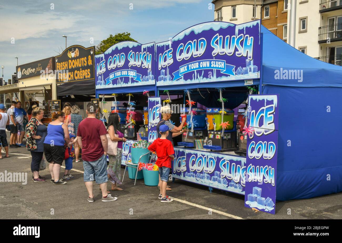 Slush drink stall hi-res stock photography and images - Alamy