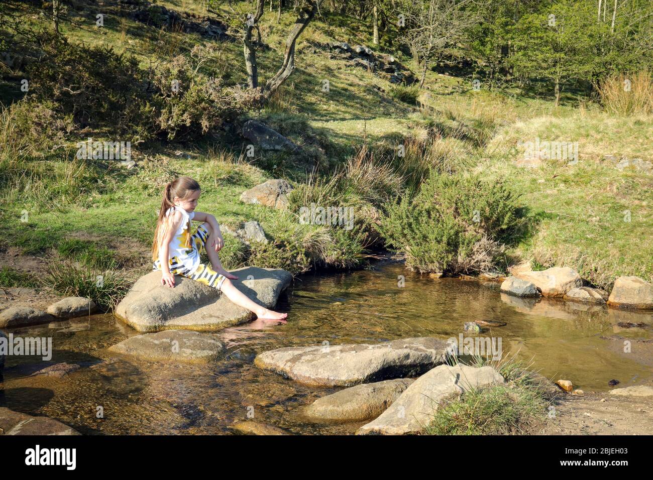 Children having fun in the Countryside Stock Photo - Alamy