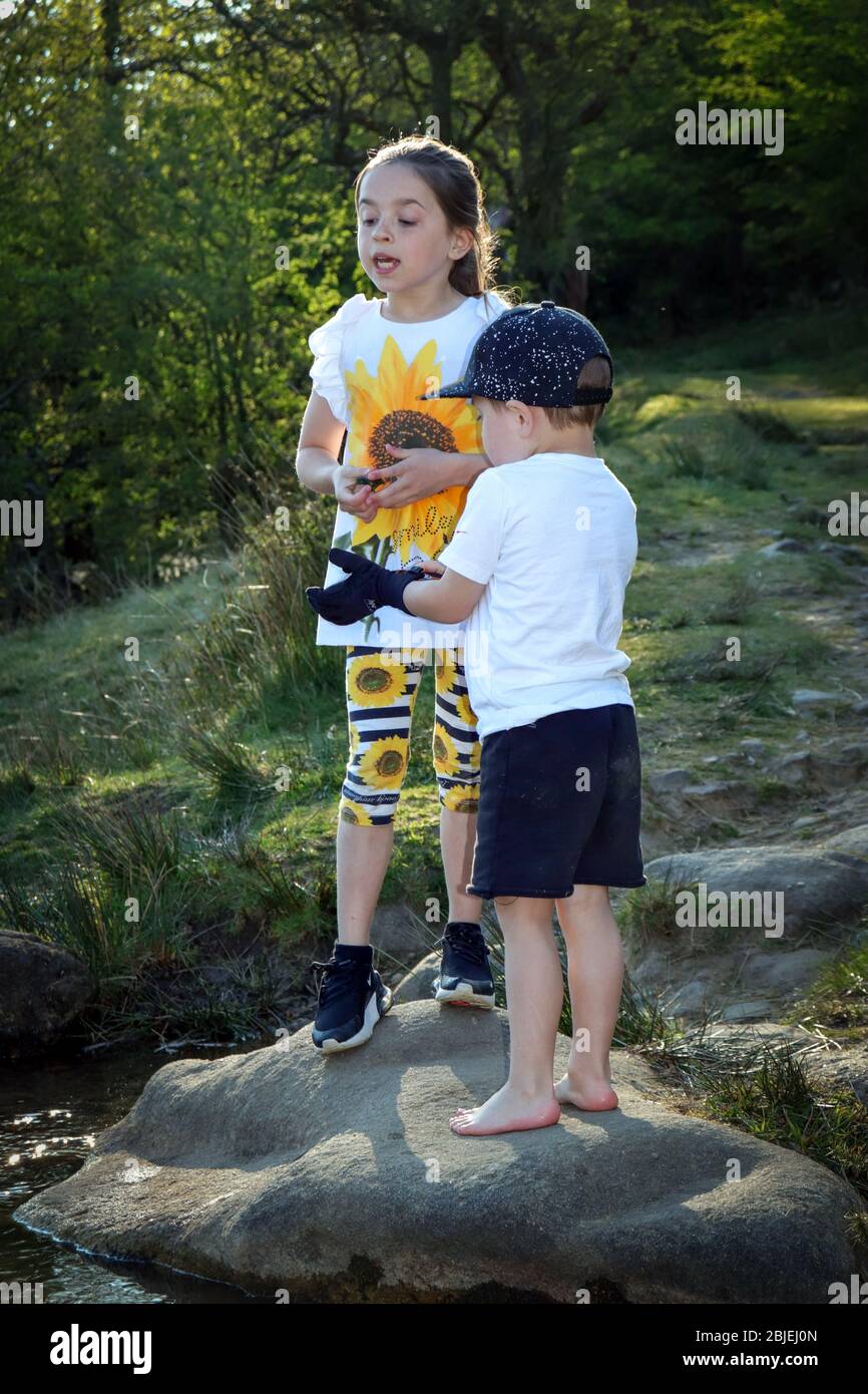 Walk with children hi-res stock photography and images - Alamy