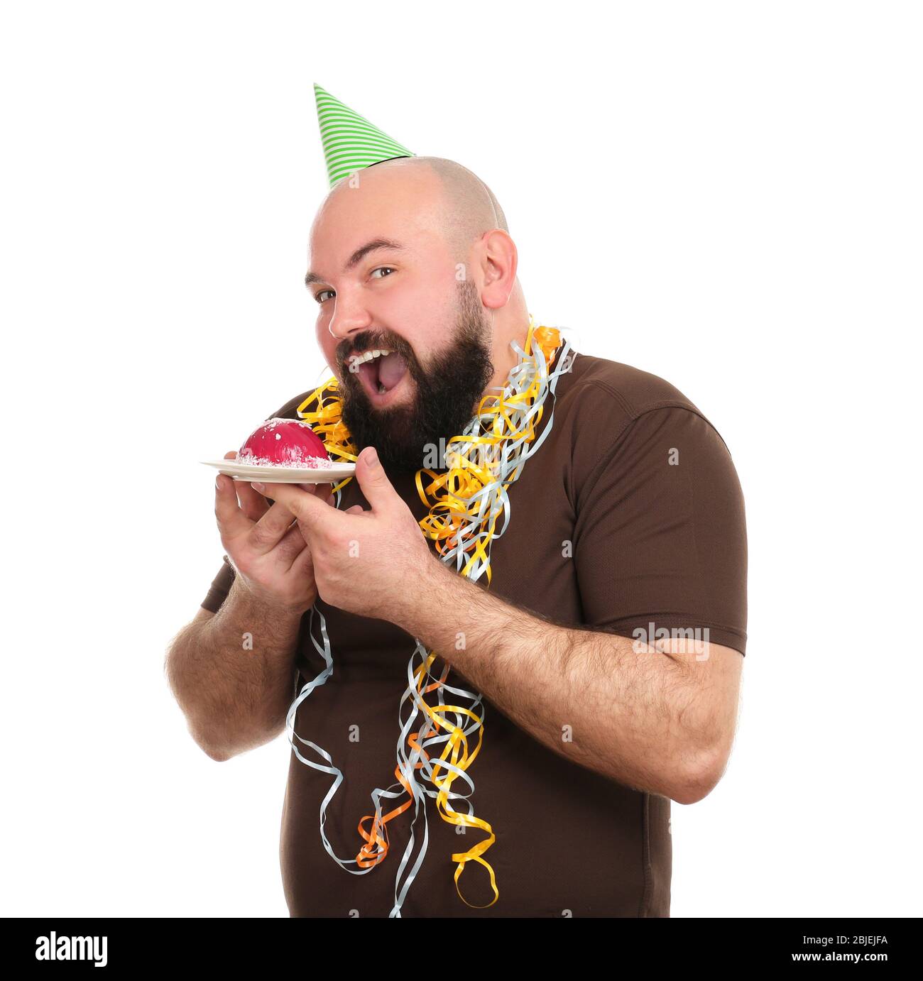 Fat bald man hi-res stock photography and images - Alamy