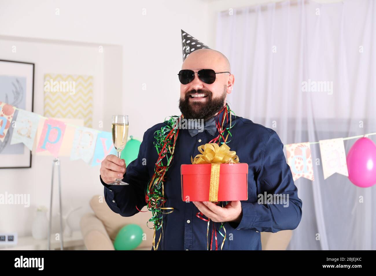 Chubby man birthday hi-res stock photography and images - Alamy