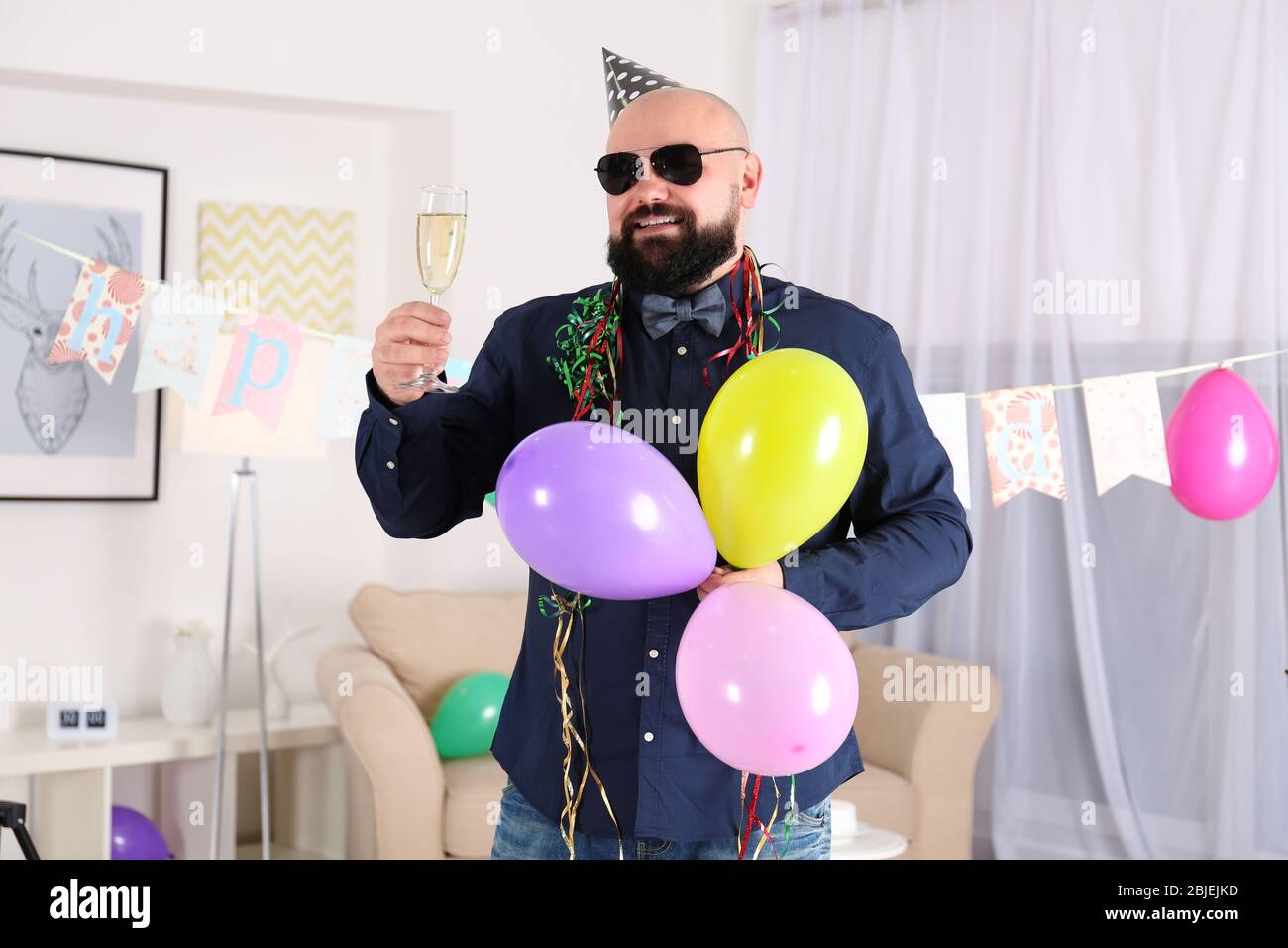 Chubby man birthday hi-res stock photography and images - Alamy