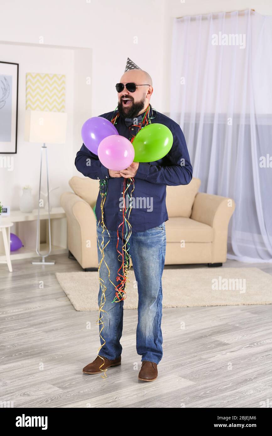Chubby man birthday hi-res stock photography and images - Alamy