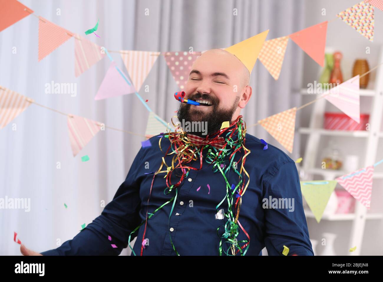 Chubby man birthday hi-res stock photography and images - Alamy