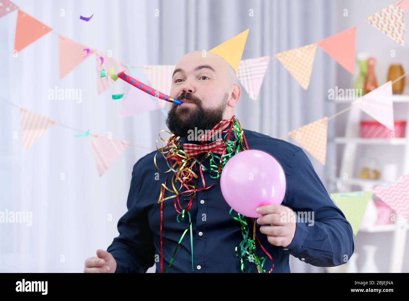 Chubby man birthday hi-res stock photography and images - Alamy