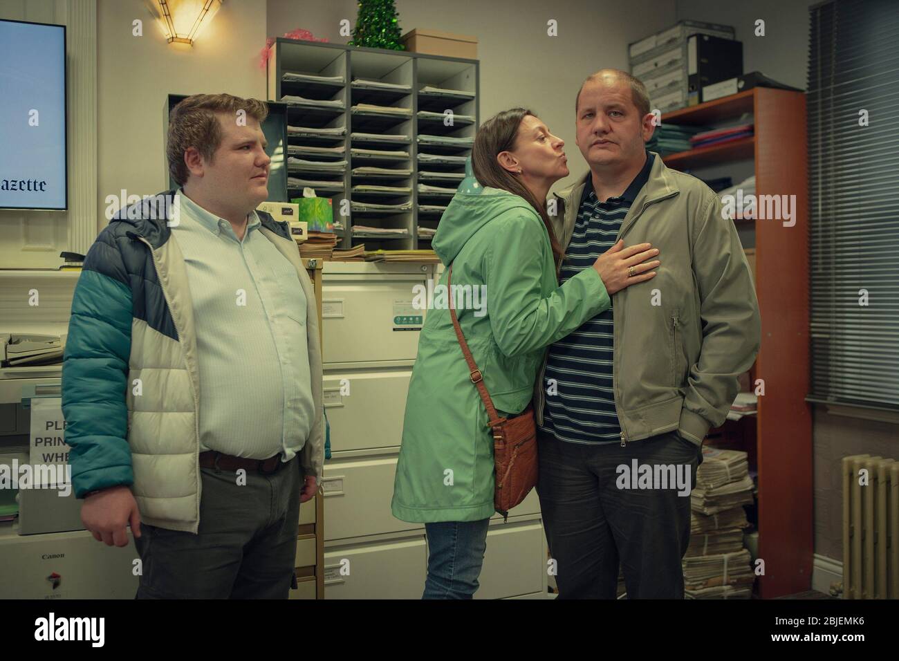 AFTER LIFE, from left: Ethan Lawrence, Jo Hartley, Tony Way, (Season 2 ...