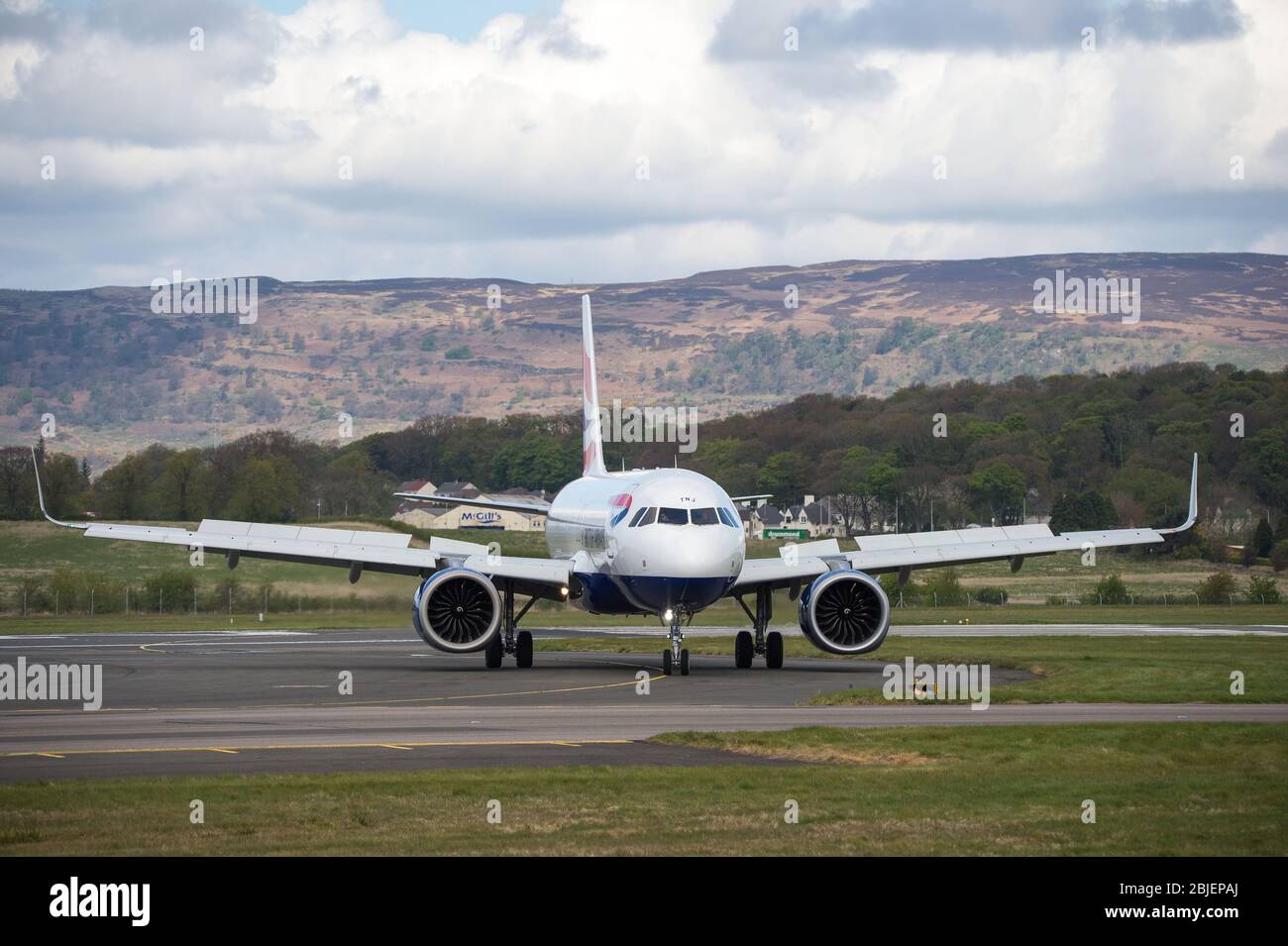 Nose view of british airways airbus a320 neo hi-res stock photography ...