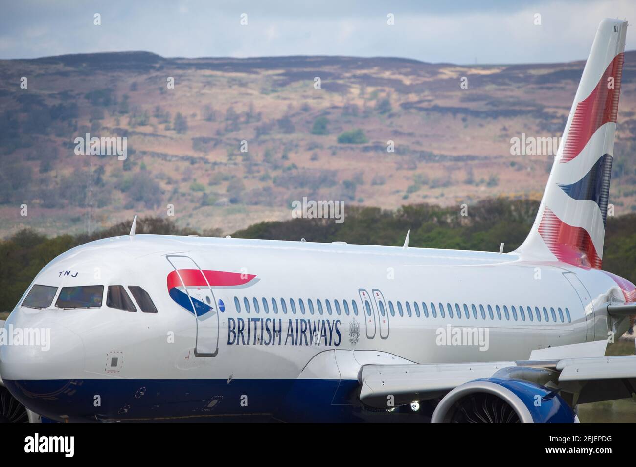 Left hand side view of british airways airbus a320 neo hi-res stock ...