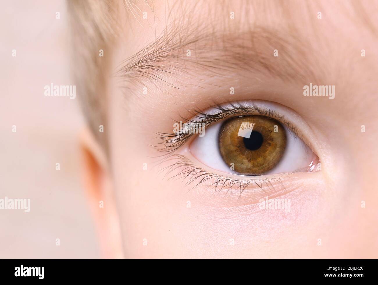 Closeup of beautiful boy eye Stock Photo - Alamy