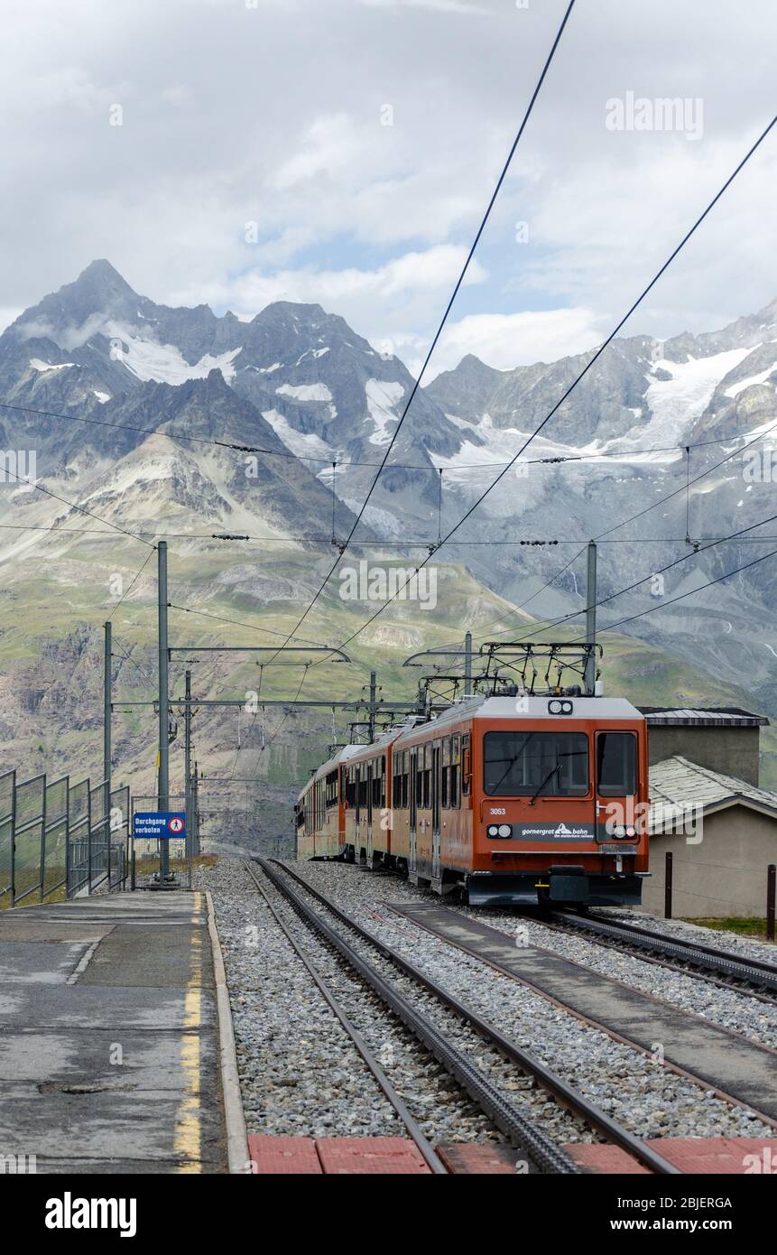 Gornergrat cog railway hi-res stock photography and images - Alamy