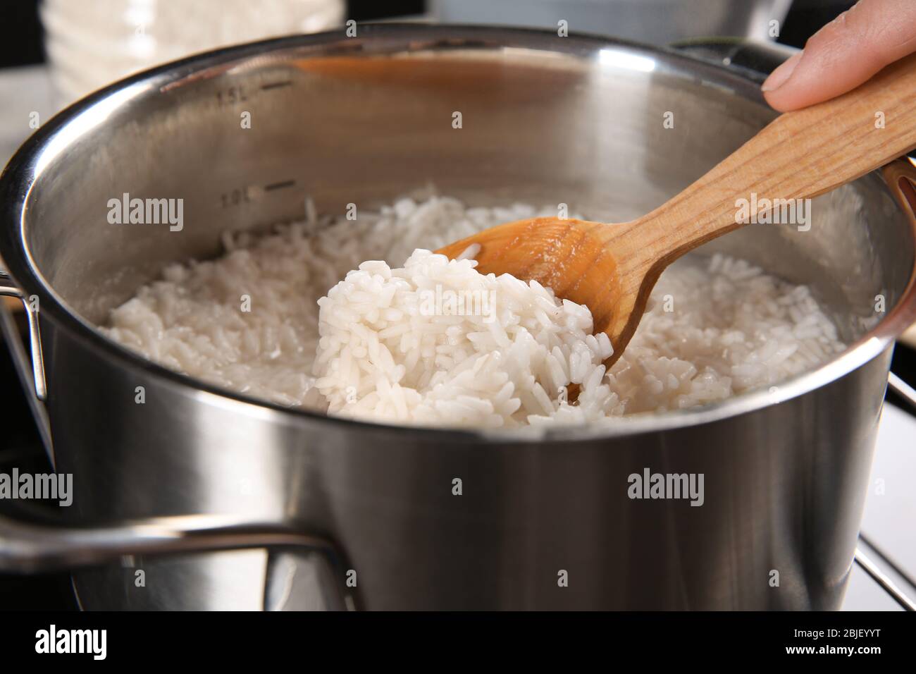 Mixing rice hi-res stock photography and images - Alamy