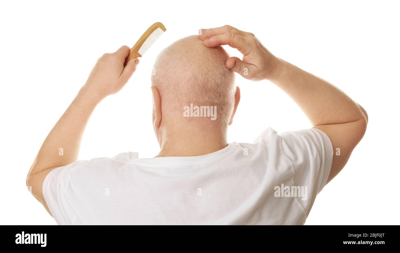 Man back of head comb hi-res stock photography and images - Alamy