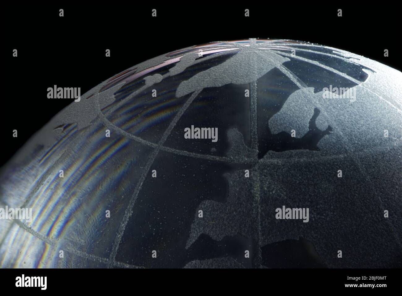 close up of glass globe Stock Photo - Alamy