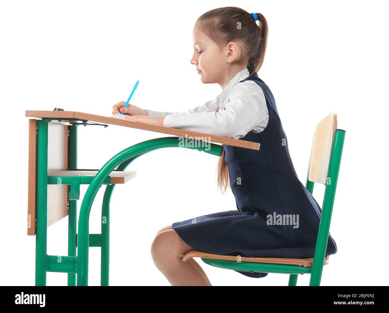 Slouch desk hi-res stock photography and images - Alamy
