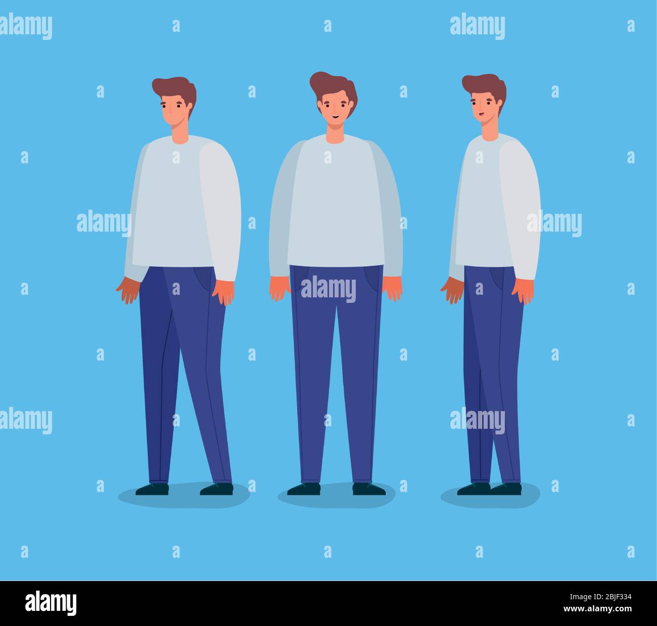 Men avatars cartoons vector design Stock Vector Image & Art - Alamy