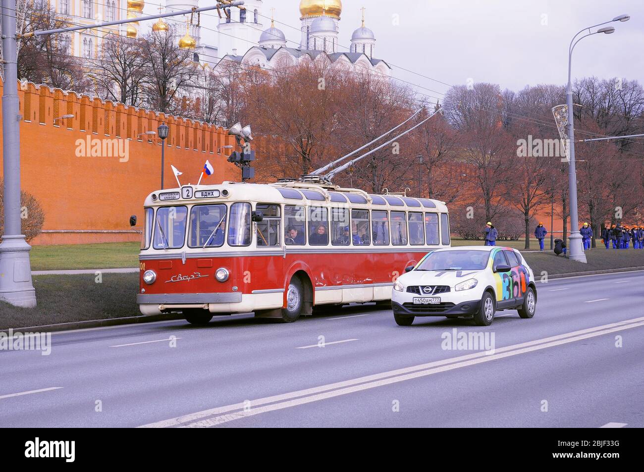 Soviet trolleybus hi-res stock photography and images - Alamy