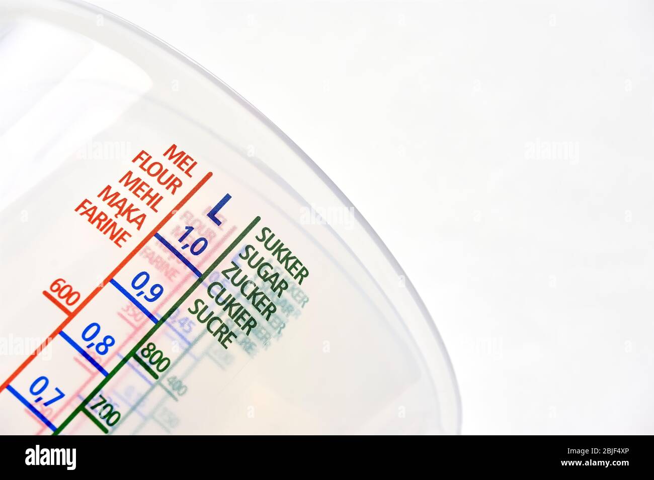 Transparent measuring cup hi-res stock photography and images - Alamy