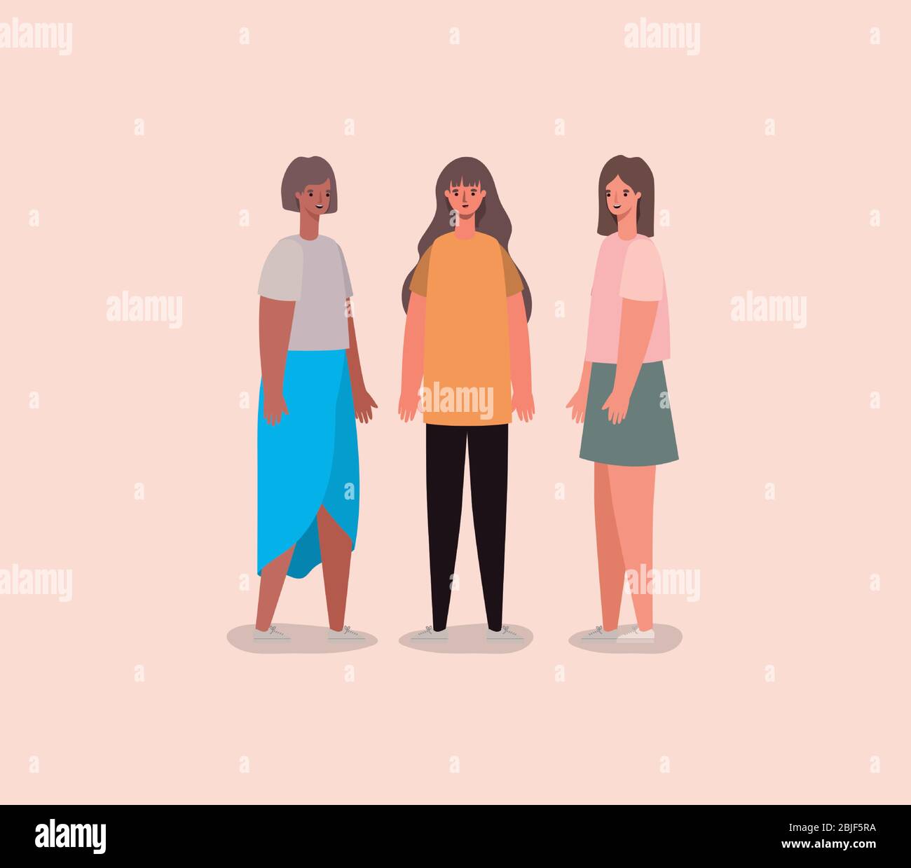 women avatars cartoons vector design Stock Vector Image & Art - Alamy