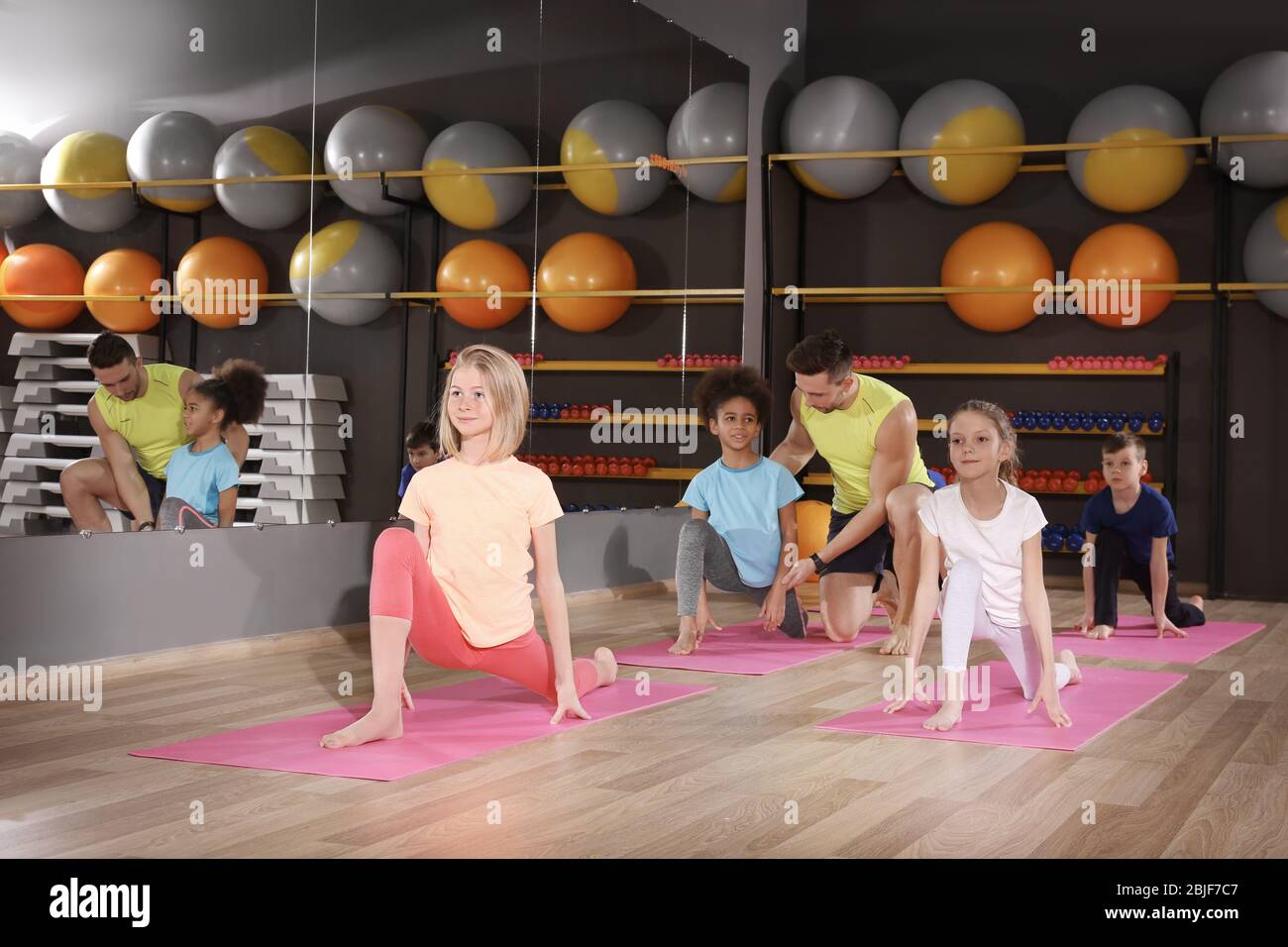 Gym Teacher In School Gymnasium High Resolution Stock Photography and ...