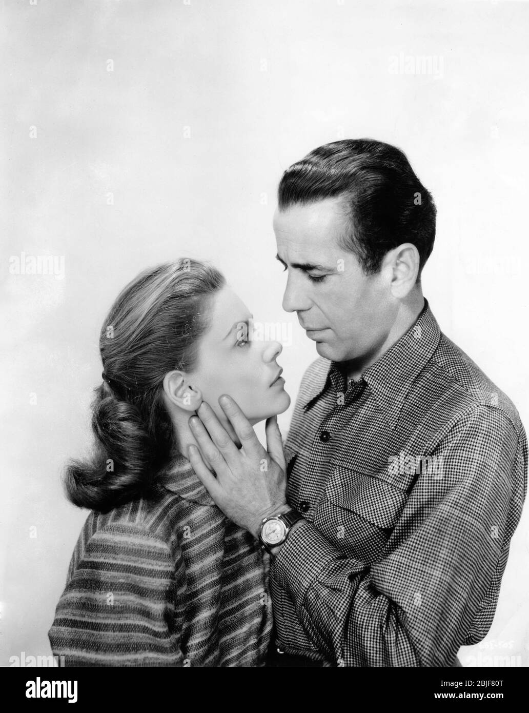 HUMPHREY BOGART and LAUREN BACALL Publicity Portrait for KEY LARGO 1948 ...