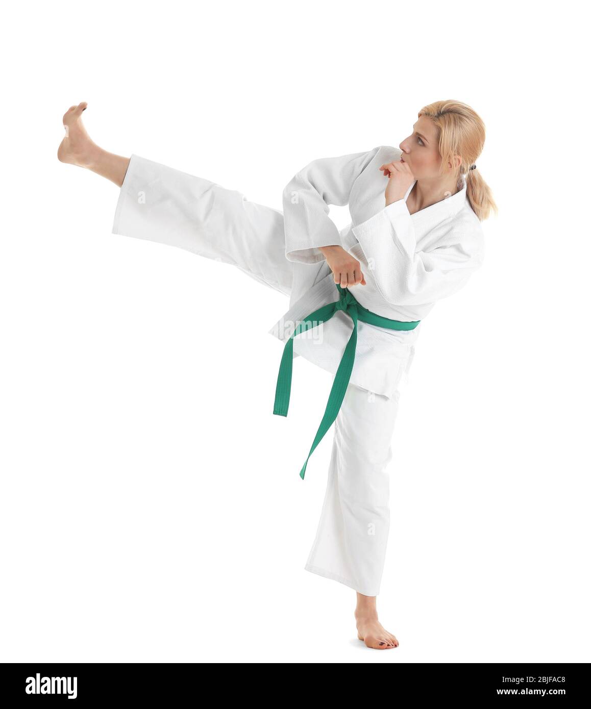 Mawashi geri hi-res stock photography and images - Alamy