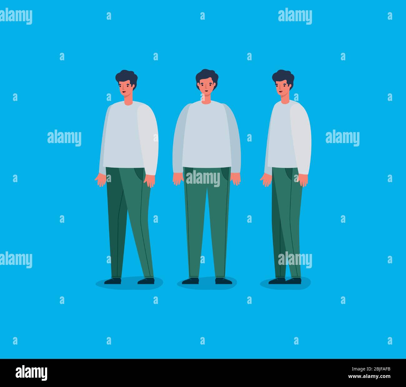 Men avatars cartoons vector design Stock Vector Image & Art - Alamy