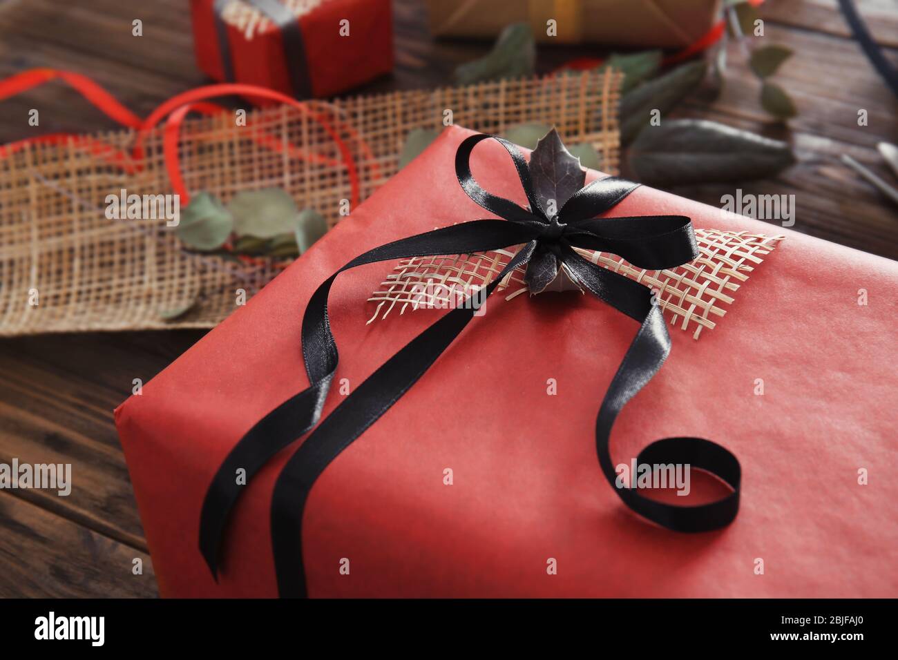 Stylish gift box hi-res stock photography and images - Alamy