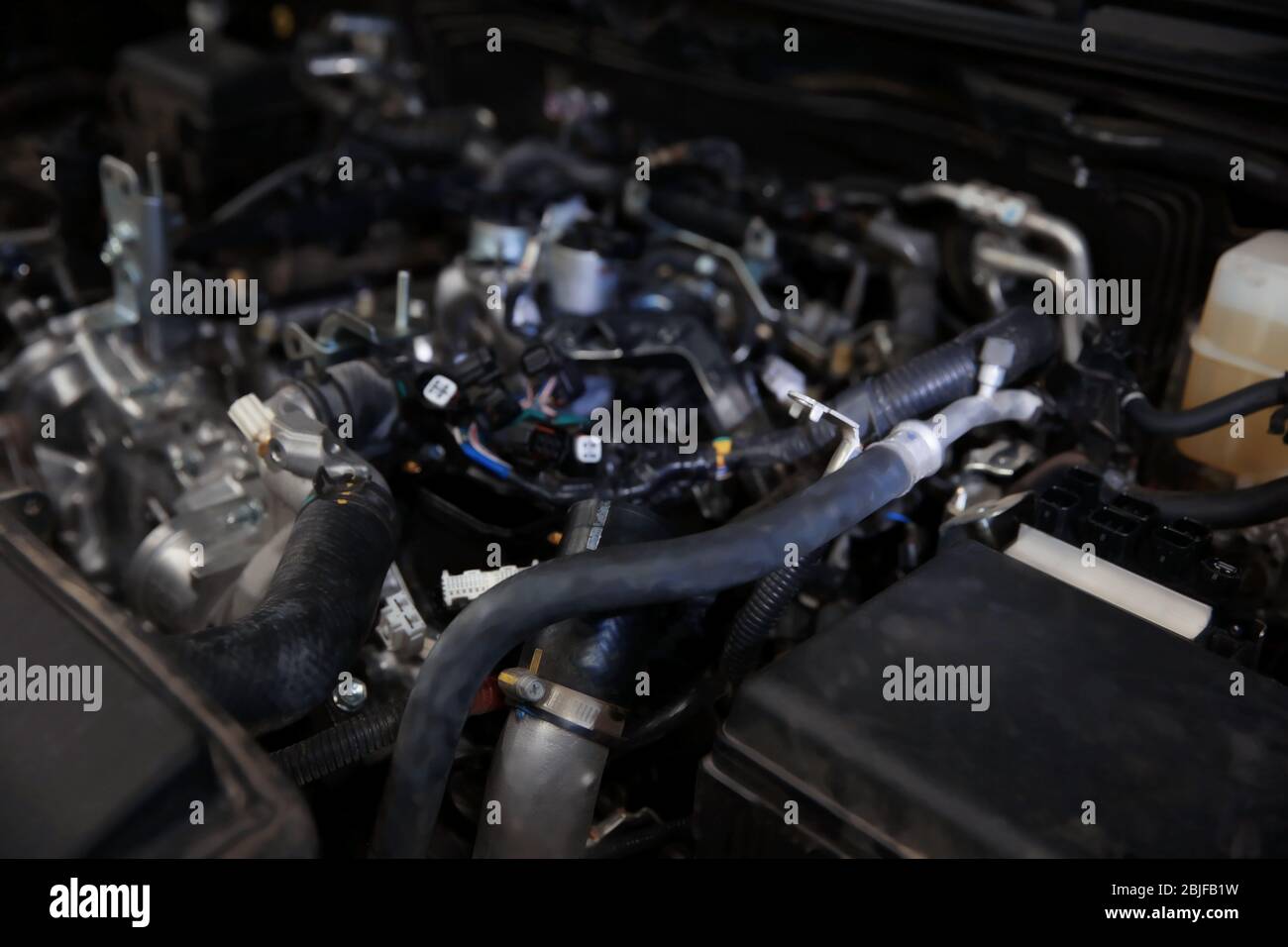 Car engine, closeup Stock Photo - Alamy
