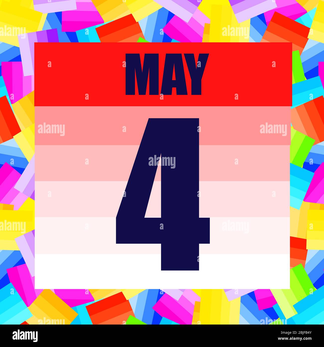 May 4 icon. For planning important day. Banner for holidays and special ...