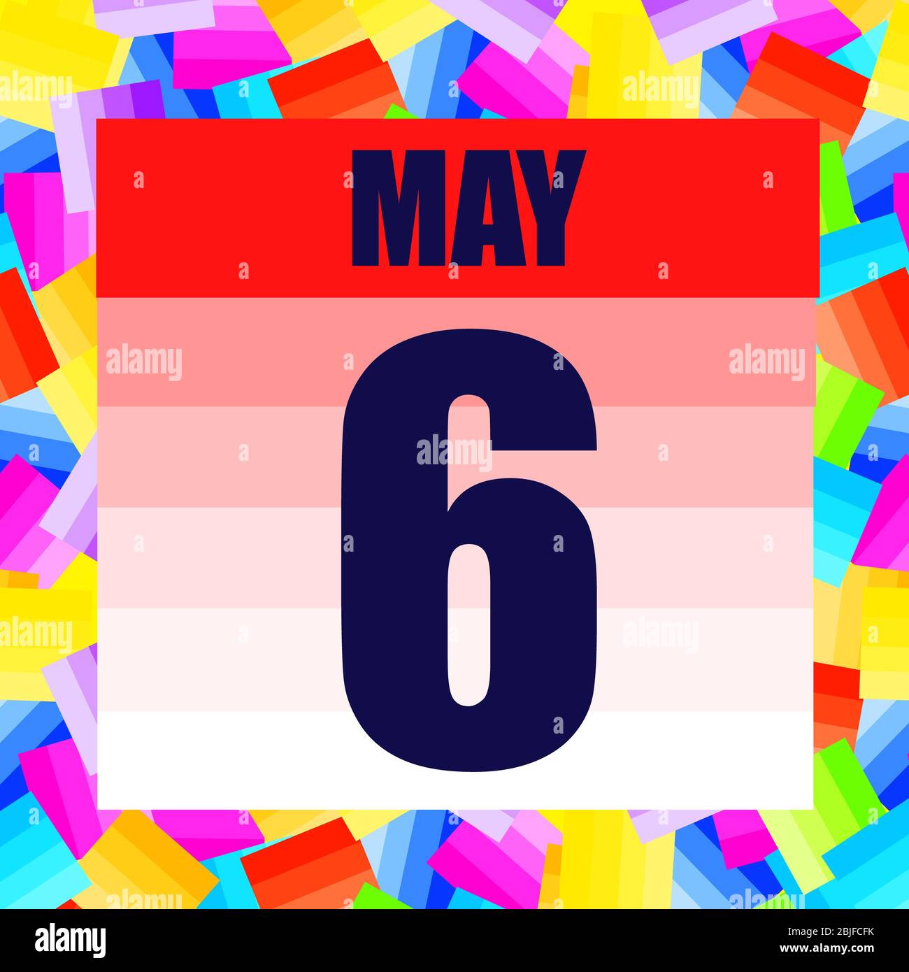 May 6 icon. For planning important day. Banner for holidays and special ...