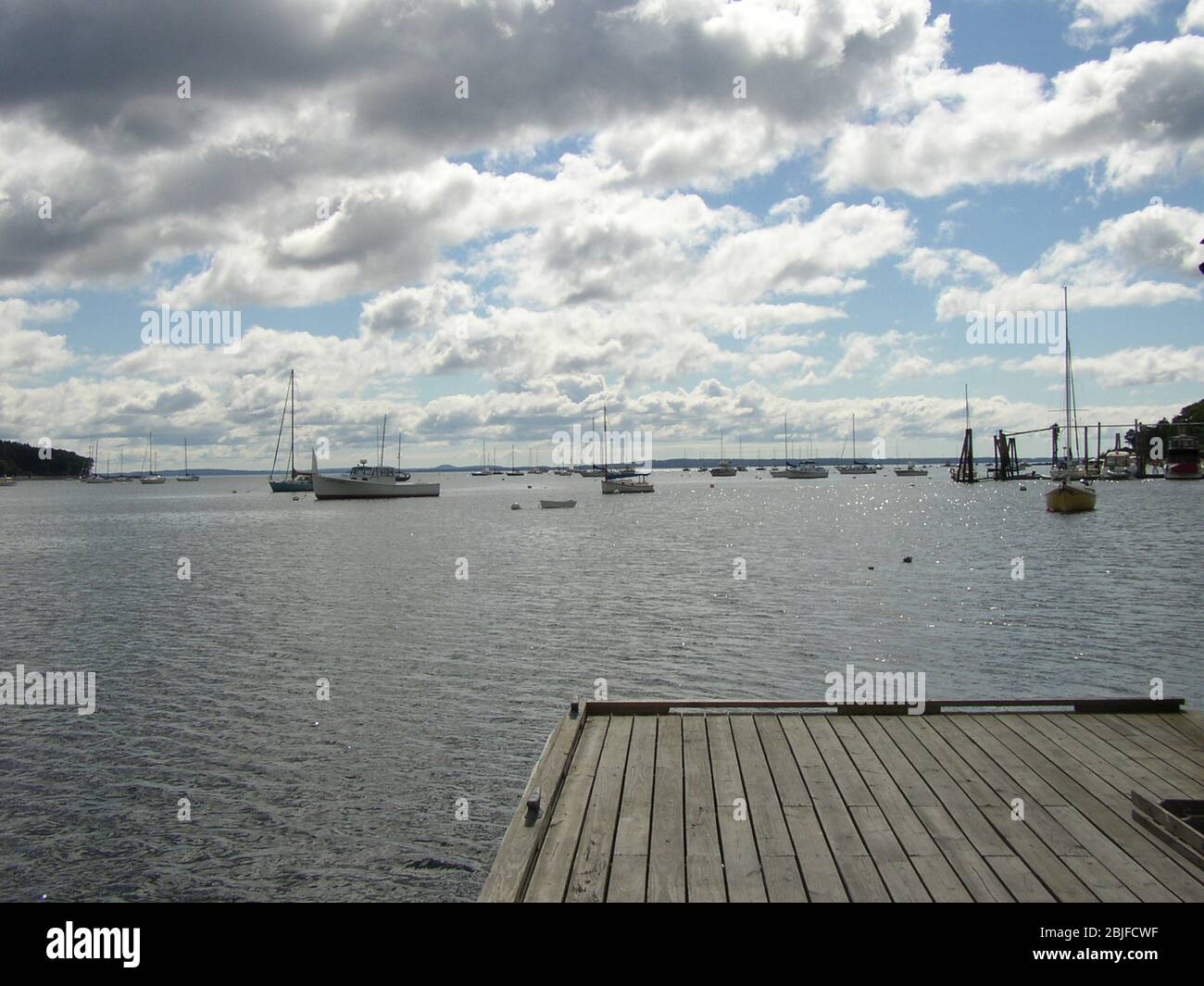 Penobscot Bay, Belfast, Maine Stock Photo - Alamy