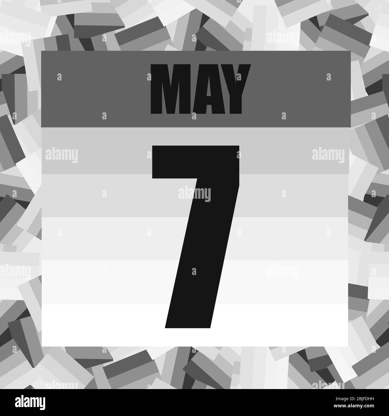 May 7 icon. For planning important day. Banner for holidays and special ...