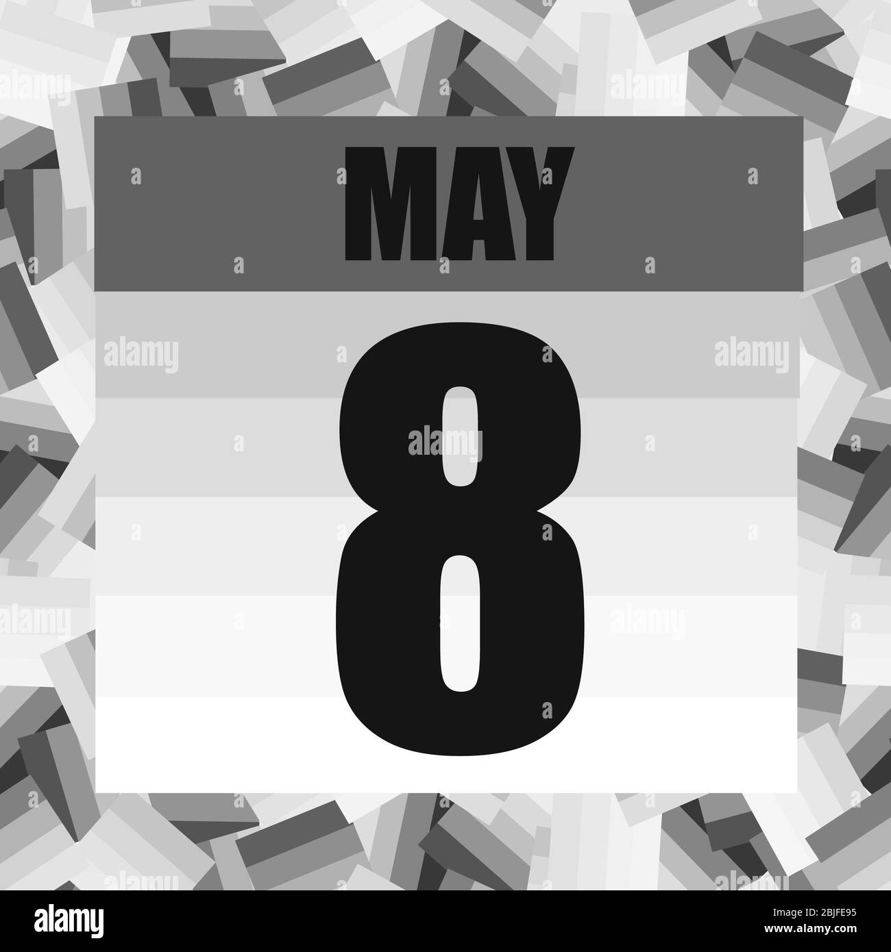 May 8 icon. For planning important day. Banner for holidays and special ...